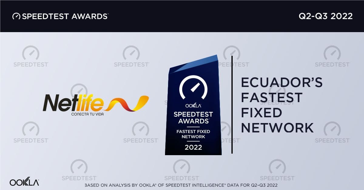 Netlife reconocido por cuatro años consecutivos como el internet más ...